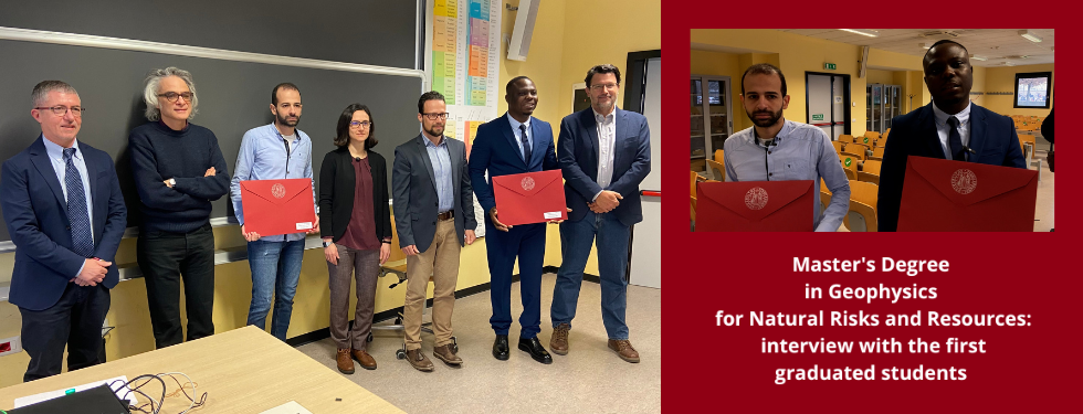 Master’s Degree in Geophysics: interview with the first graduated ...